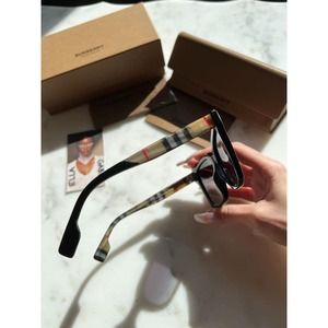 Burberry | Accessories | New Burberry Be4335 Maple Black Square ...